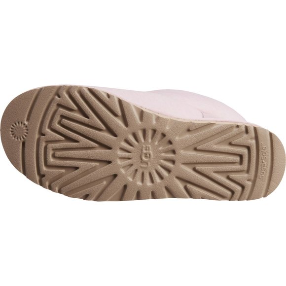 UGG | Shoes | Ugg Classic Mini Fur Jersey Cozy Boots Size 7 Light Pink ...